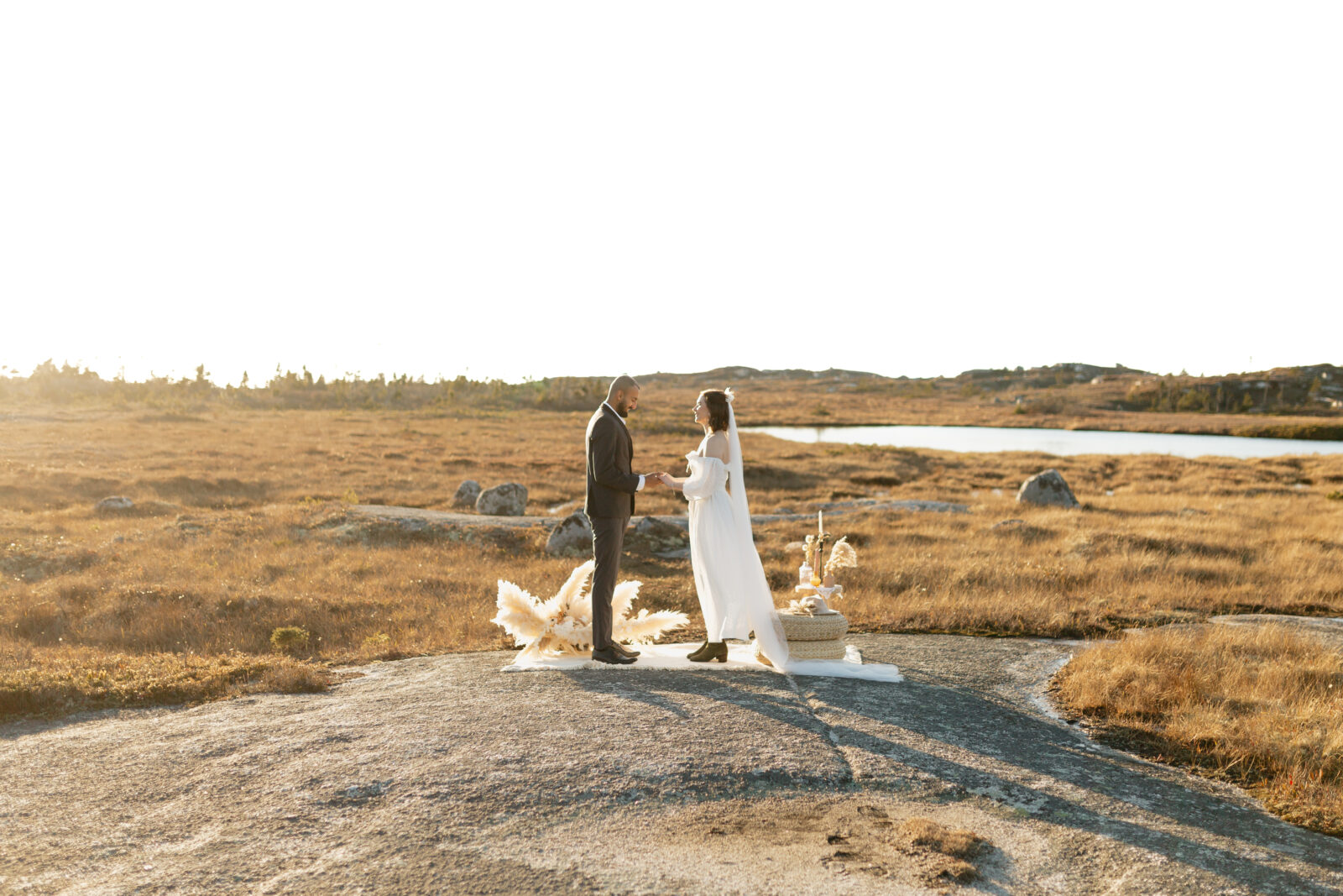 Peggy's Cove Boho Elopement / Halifax Wedding Photographer