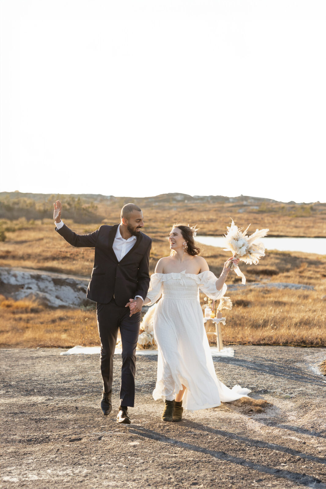 Peggy's Cove Boho Elopement / Halifax Wedding Photographer